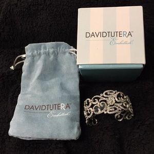David Tutera | Jewelry | Bnwt David Tutera Lily Crystal Cuff Bracelet ...